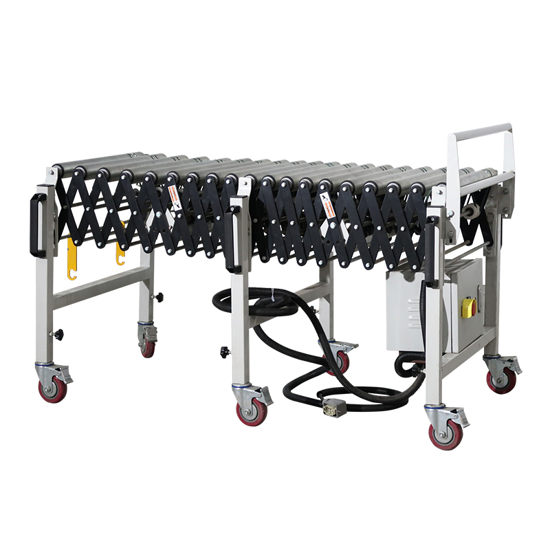 Telescopic Motorized Flexible Roller Conveyor – The Automation Solution ...
