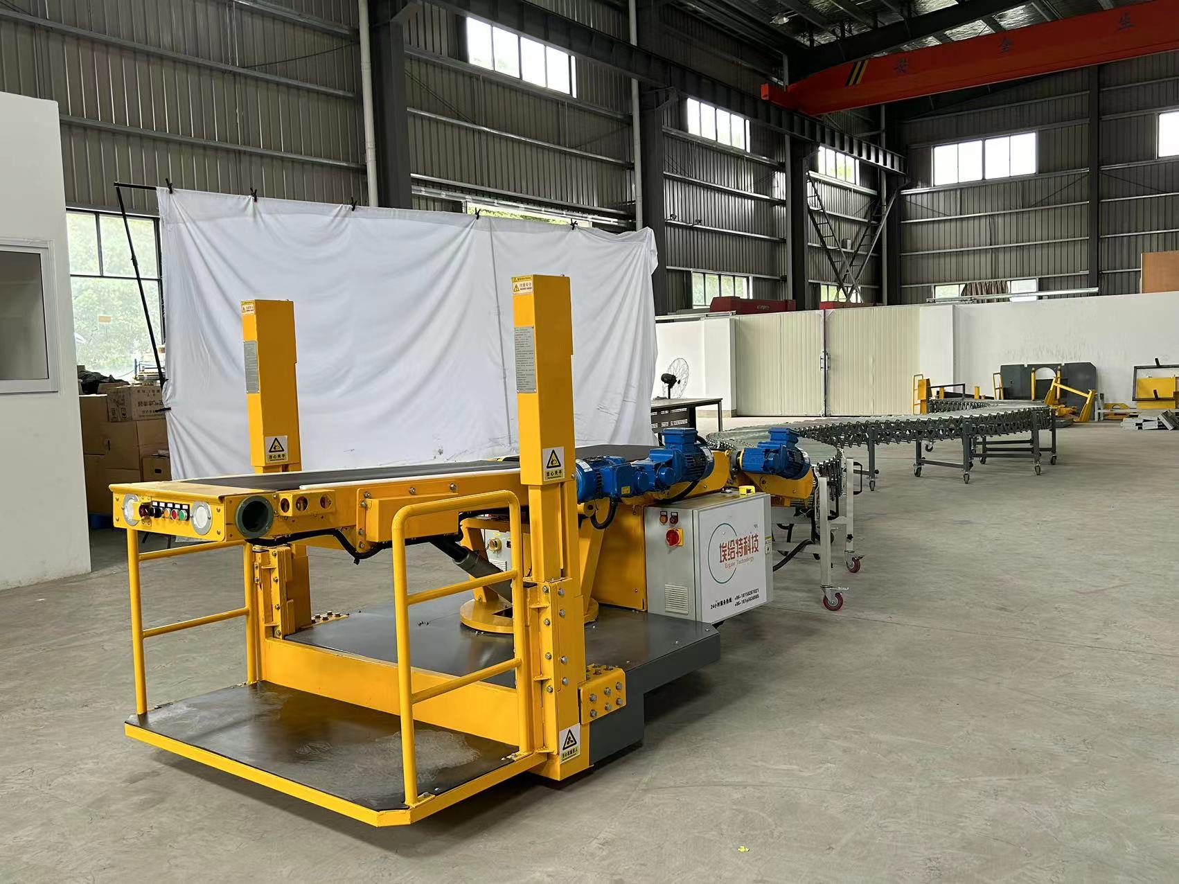 ERG Container Loading & Unloading Conveyor – The Automation Solution For Overseas E-Commerce ...